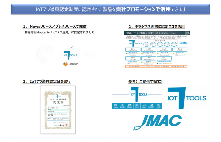 JMAC「IoT7つ道具」認定制度 | GO! JMAC | IoT Cousulting Service[ICS]